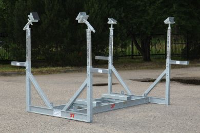 Boat cradles, ship storage racks